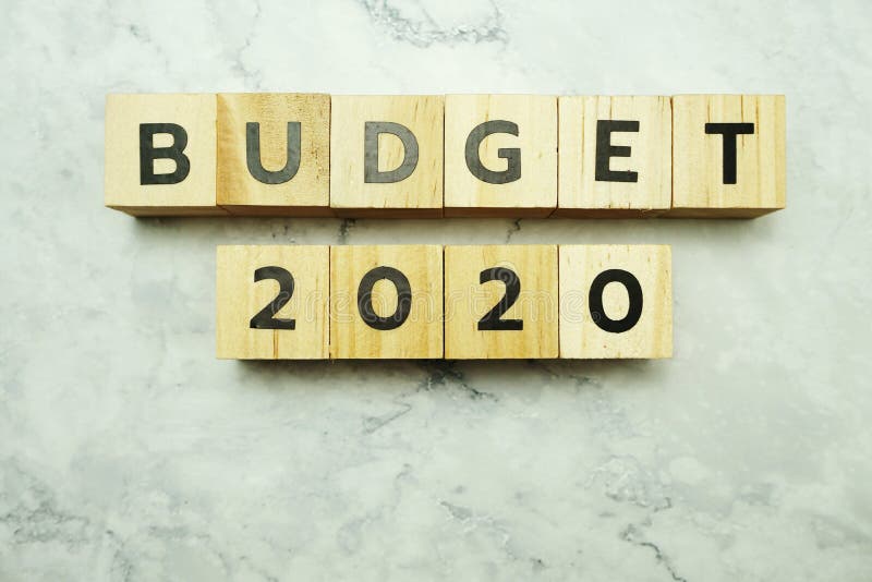 Budget 2020 Alphabet Letters on Marble Background Stock Photo - Image ...