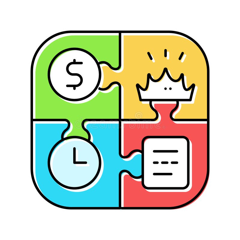 Budget Authority Needs Timeline Color Icon Vector Illustration Stock ... Budget Authority Needs Timeline Color Icon Vector Illustration Stock ...