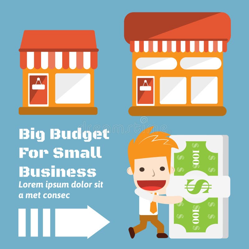 Budget for Business stock vector. Illustration of financial - 47346947