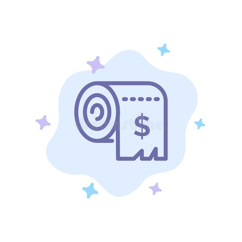Budget, Consumption, Costs, Expenses, Finance Blue Icon on Abstract ...