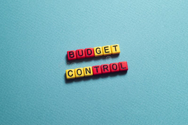 Budget Control - Word Concept on Cubes,text Stock Photo - Image of ...