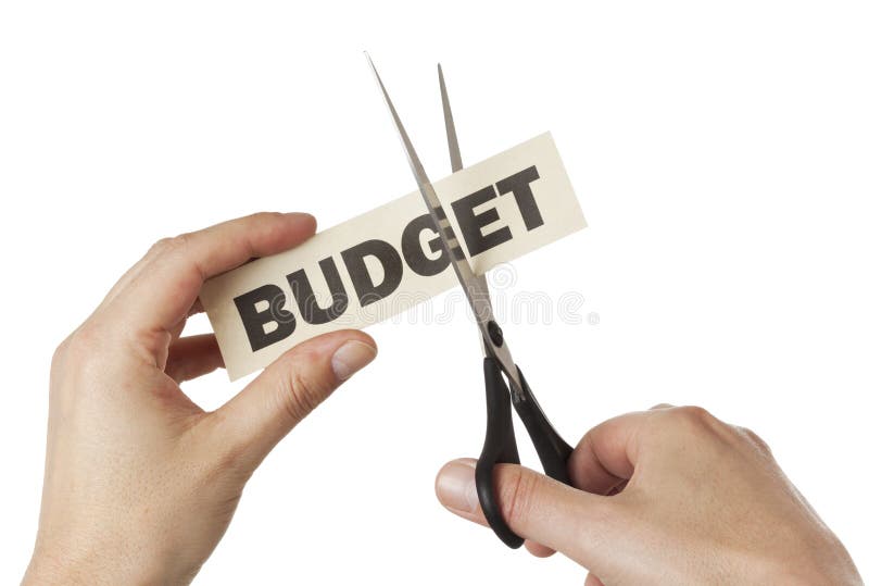 Budget cut stock image. Image of symbol, background, money - 19537293