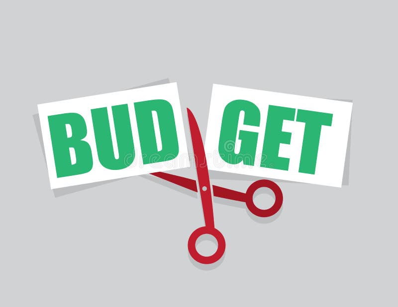 Budget Cut Scissors stock vector. Illustration of distribute - 57497308