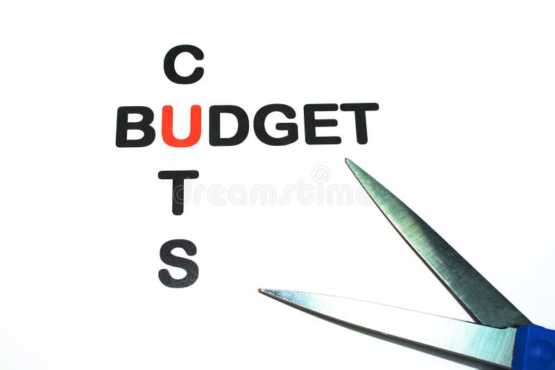 Budget cuts stock photo. Image of hand, currency, problems - 18170740