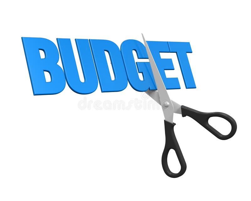 Budget cuts stock illustration. Illustration of accounting - 21465416