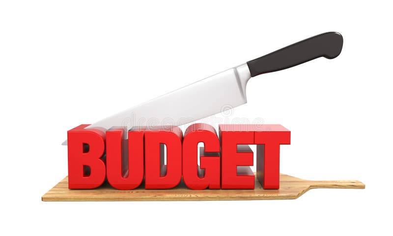 Budget Cuts Concept stock illustration. Illustration of cost - 84798603