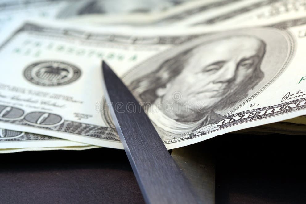 Budget Cuts / Inflation stock image. Image of savings - 23678049