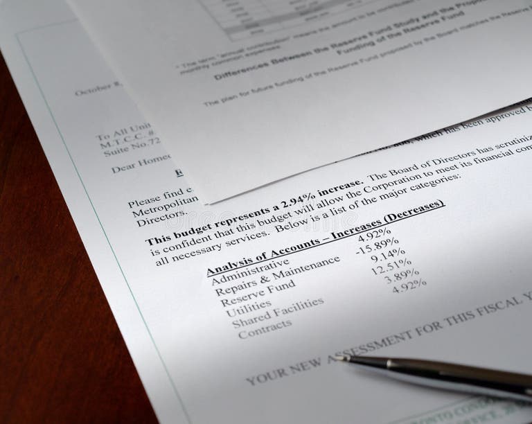 Budget document stock photo. Image of budget, corporation - 16600204