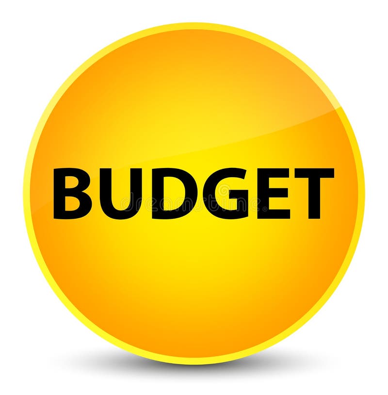 Budget Elegant Yellow Round Button Stock Illustration - Illustration of ...