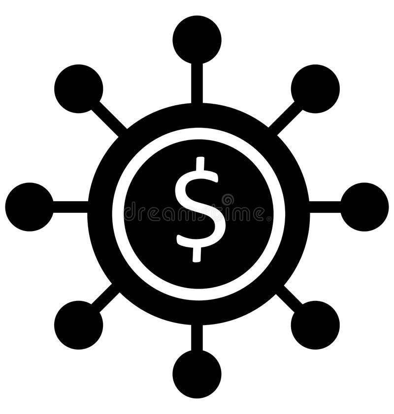 Budget Forecasting Isolated Vector Icon that Can Be Easily Modified or ...