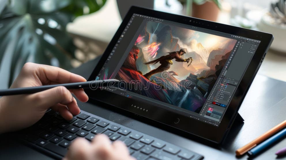 Budget-Friendly Graphic Tablets for Students Stock Illustration ...