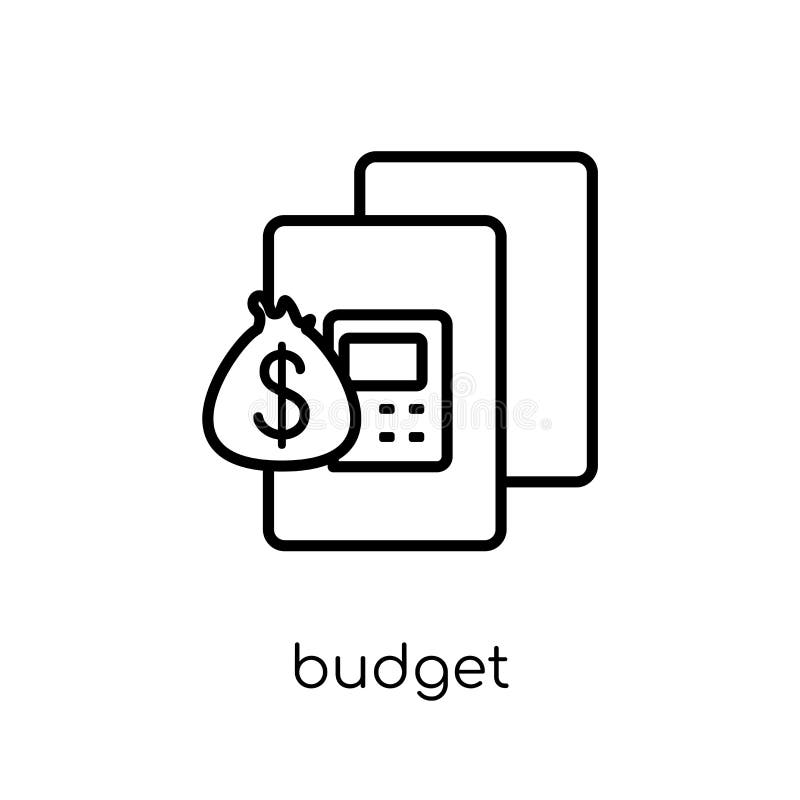 Budget Icon from Startup Collection. Stock Vector - Illustration of ...