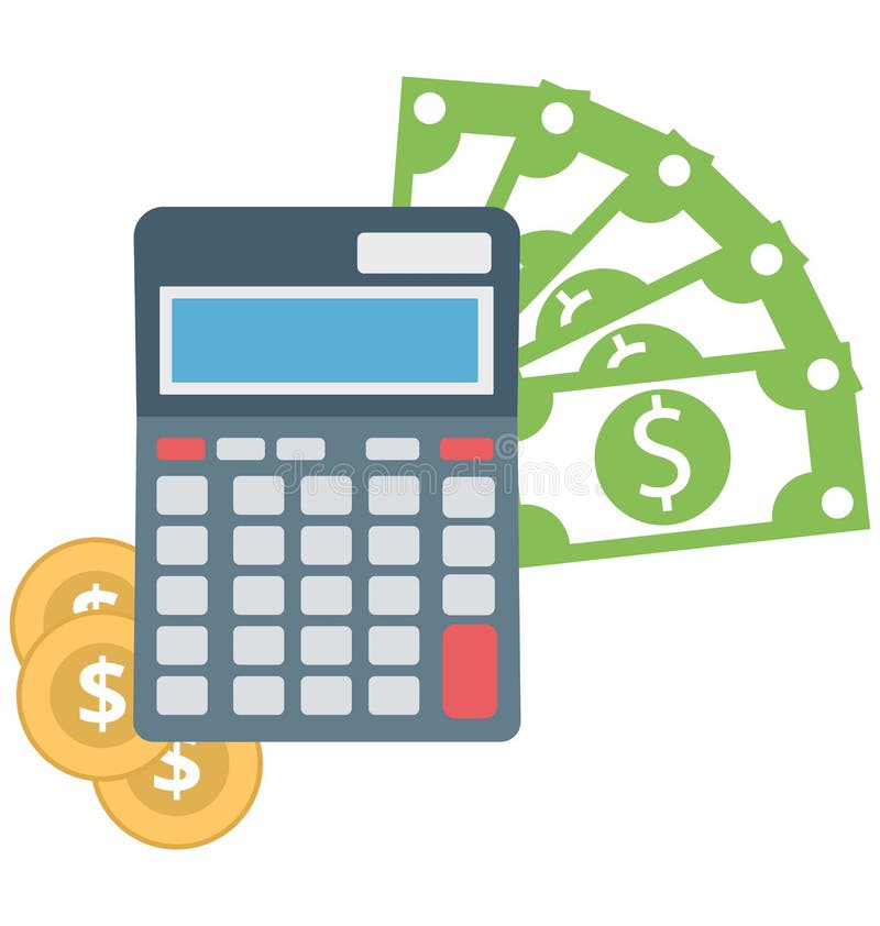 Budget Isolated Color Vector Illustration Icon Stock Vector ...