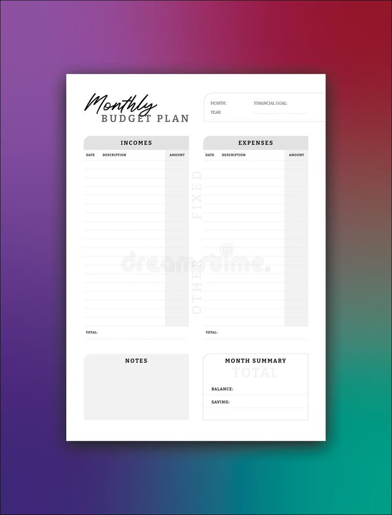 Beautiful Budget Planner Stock Illustrations – 75 Beautiful Budget ...
