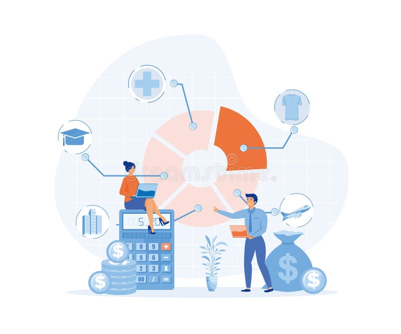 Budget Planning. People Analyzing Personal or Corporate Budget Stock ...