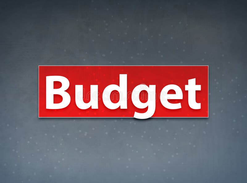 Budget Abstract Flat Background Design Illustration Stock Illustration ...