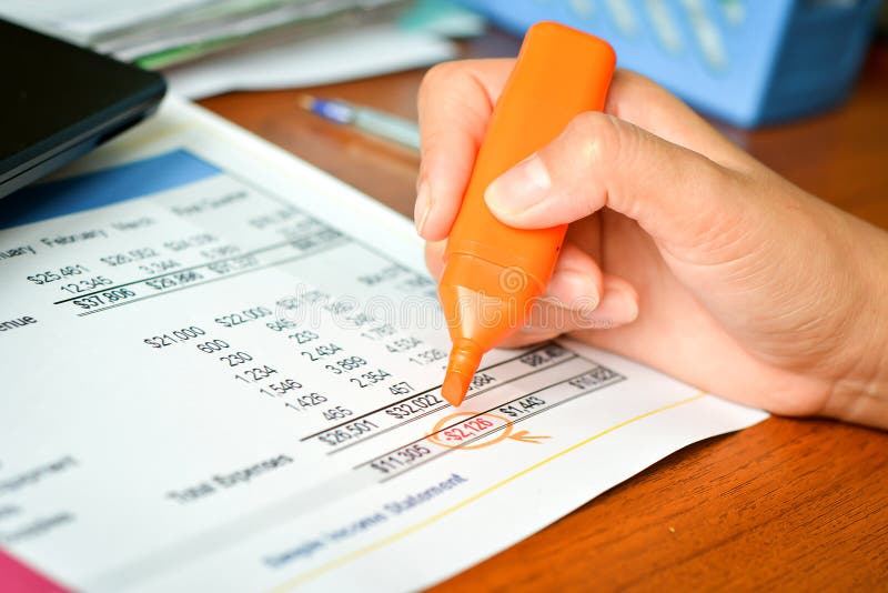 Budget report with hand stock image. Image of vision - 31877789