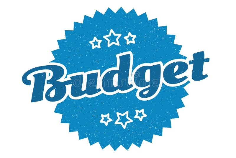 Budget Sign. Budget Vintage Retro Label Stock Vector - Illustration of ...