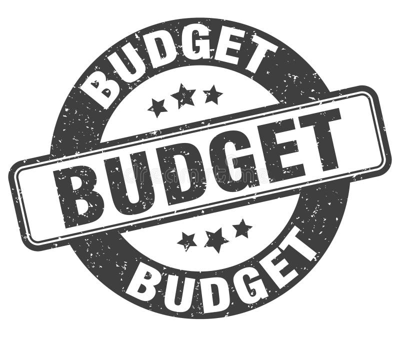 Budget Stamp. Budget Label. Round Grunge Sign Stock Vector ...