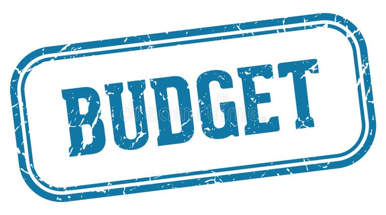 Budget Stamp. Budget Rectangular Stamp on White Background Stock Vector ...