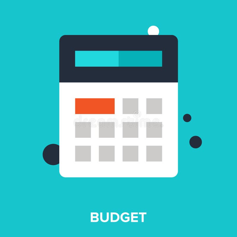 Budget Vector Illustration Concept Stock Vector - Illustration of ...