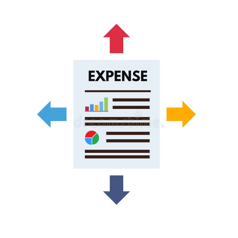 Expense Document Illustration Expense Tracking Stock Illustration ...