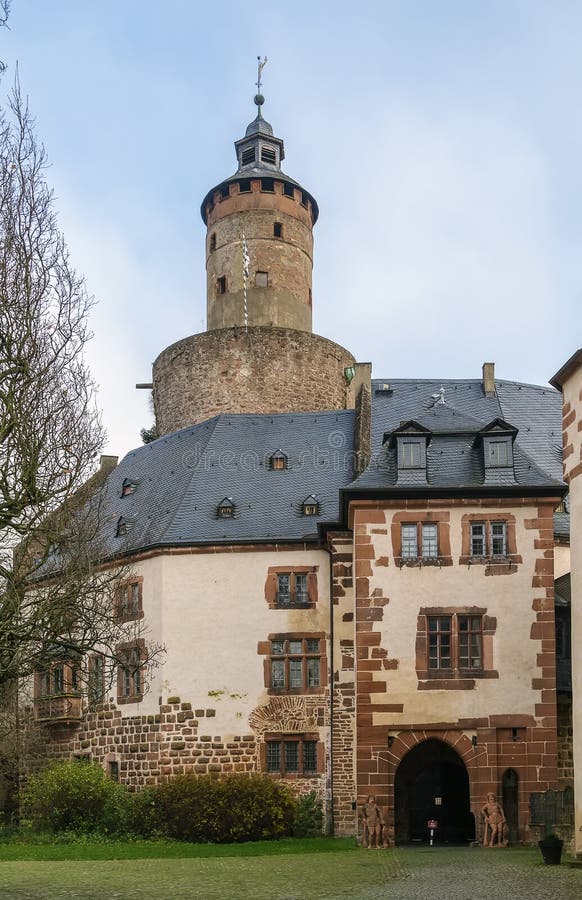 Castle in Budingen, Germany Stock Photo - Image of medieval, germany ...