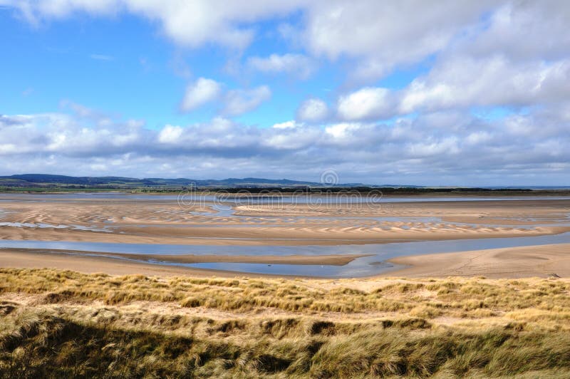 Budle Bay in Northumberland Stock Photo - Image of landscape ...