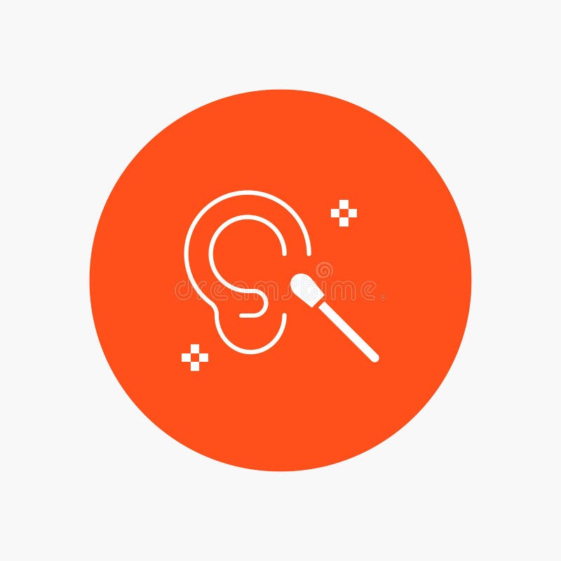 Buds, Ear, Cleaning, Clean Flat Color Icon. Vector Icon Banner Template ...