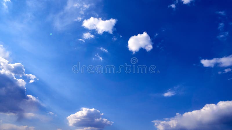Bue Sky and White Clouds stock photo. Image of freedom - 272849390