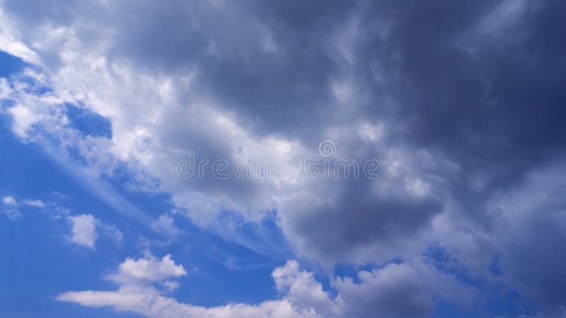Bue Sky and White Clouds stock photo. Image of meteorology - 272849394