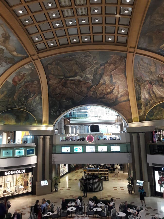 Buenos Aires Argentina Shopping Mall Architecture Design Painted ...