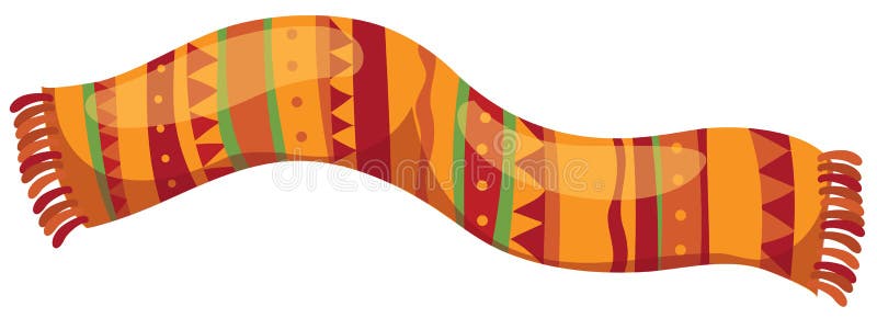 Bufanda ilustración del vector. Ilustración de hermoso - 17492563