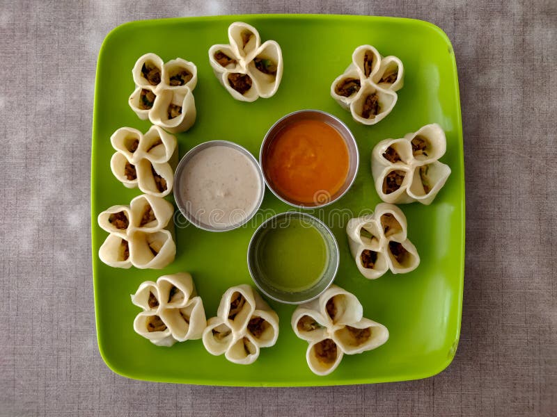 Buff/Beef Shumai Momo, Also Known As Open Momo Stock Photo - Image of ...