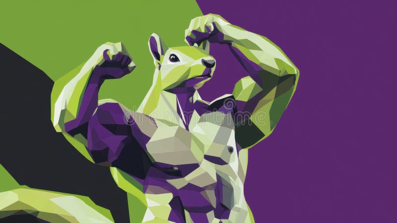 The Buff Squirrel stock illustration. Illustration of healthy - 372913967