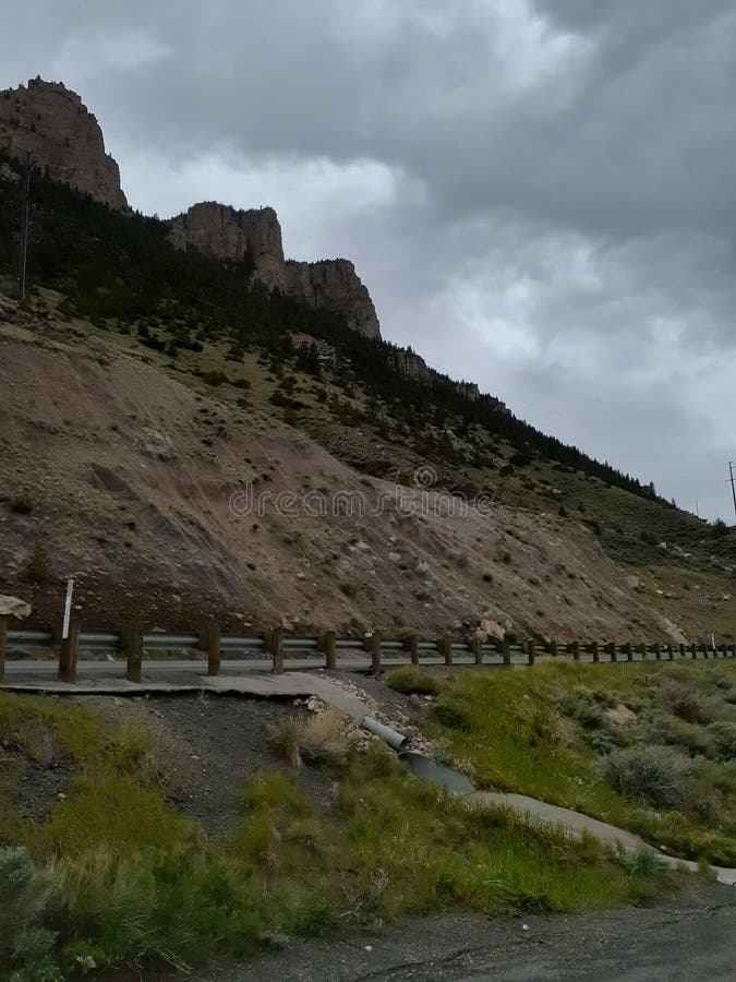 Buffalo Bill State Park Wyoming Stock Photo - Image of geology, tower ...