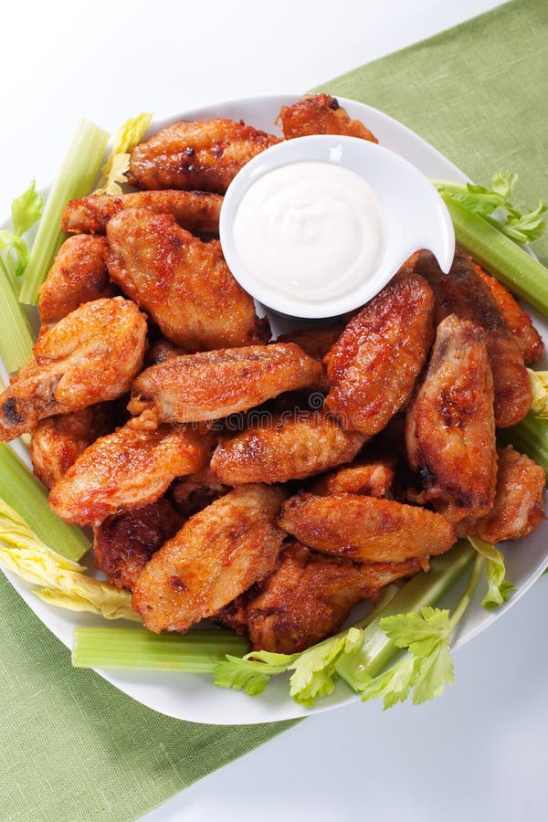 Buffalo chicken wings stock image. Image of appetizer - 18908353