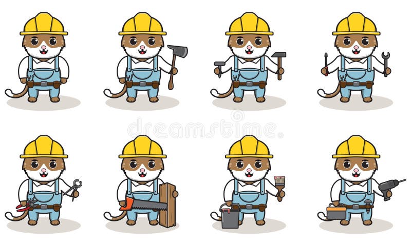 Cat Engineer Stock Illustrations – 268 Cat Engineer Stock Illustrations ...