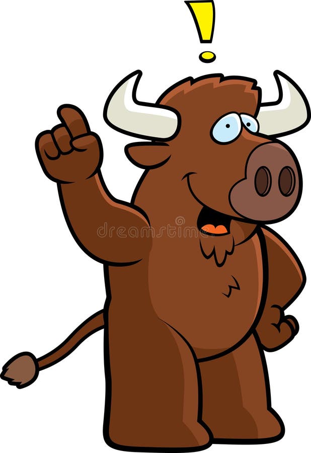 Angry Buffalo stock vector. Illustration of angry, pointing - 11082059