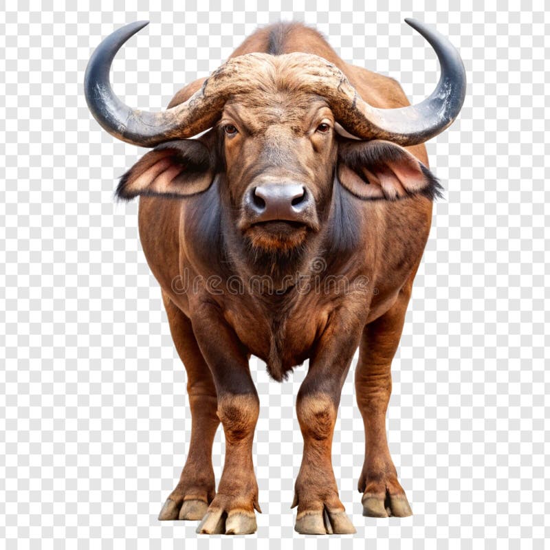 Buffalo Transparent Background Stock Illustration - Illustration of ...