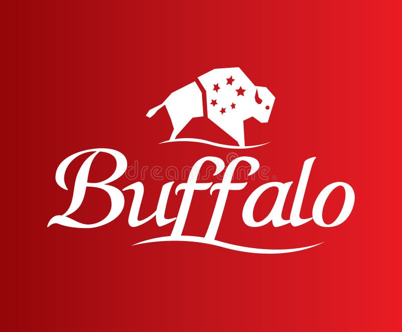 Buffalo Logo Design stock vector. Illustration of fight - 81258119