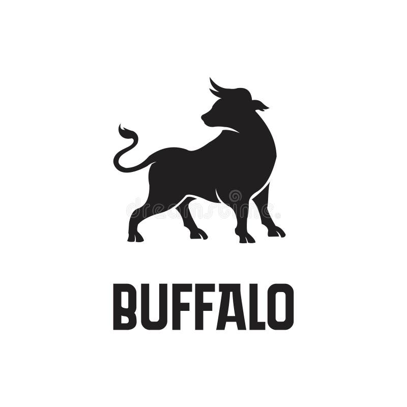 Buffalo logo stock vector. Illustration of buffalo, farm - 221882430