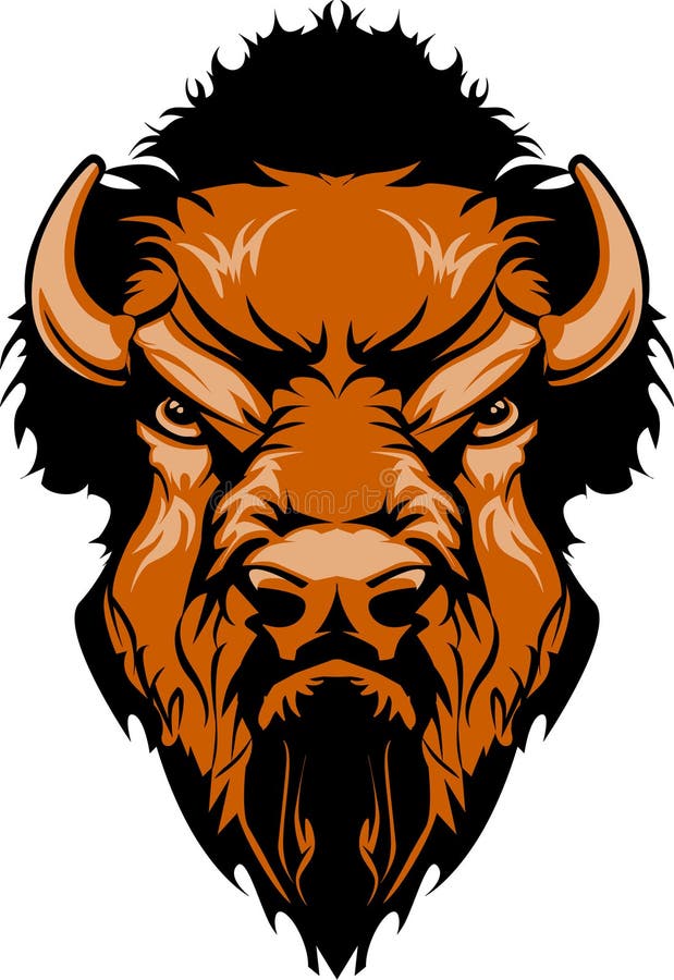 Buffalo Mascot Vector Logo stock vector. Illustration of wild - 11474183
