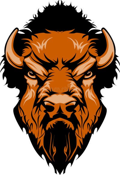 Buffalo Mascot Vector Logo stock vector. Illustration of wild - 11474183