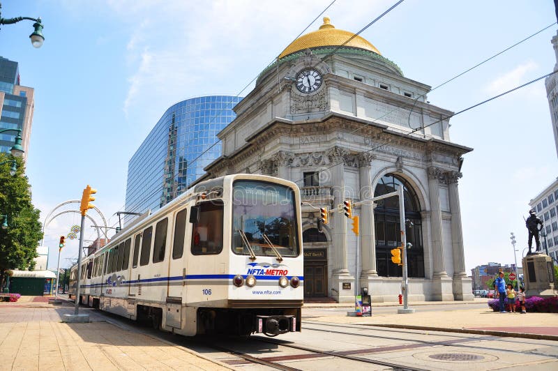 Buffalo Metro Rail and Savings Bank, Buffalo, New York Editorial Image ...