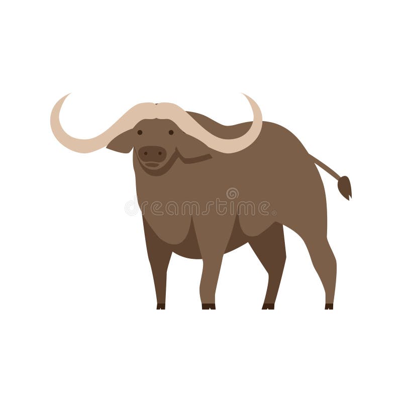 Buffalo Vector Graphic Element Design Stock Illustration - Illustration ...
