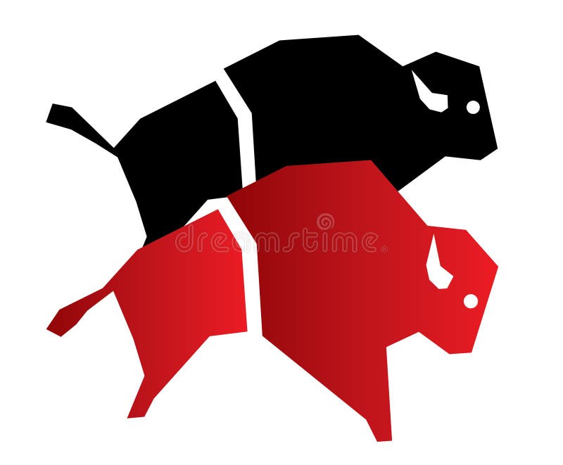 Buffel Logo Design vektor illustrationer. Illustration av buffel - 81258481