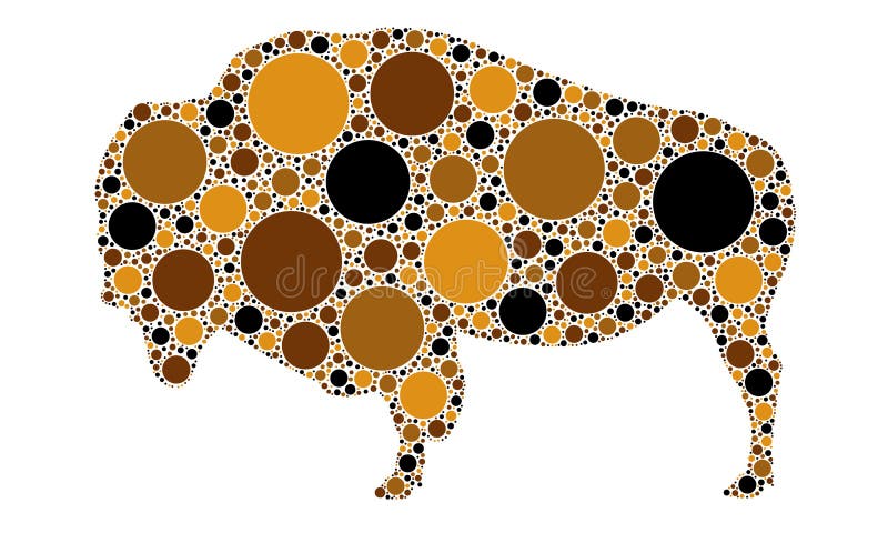 Buffel vector illustratie. Illustration of stier, illustratie - 39361786