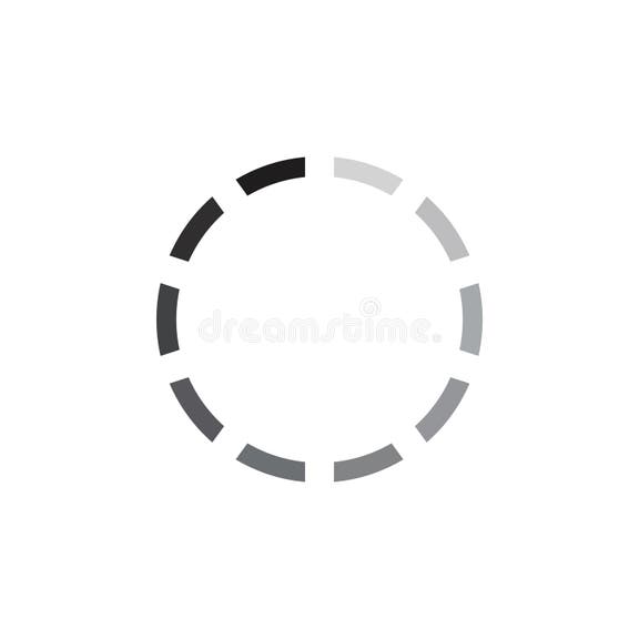 Buffering icon vector stock vector. Illustration of indication - 285680700