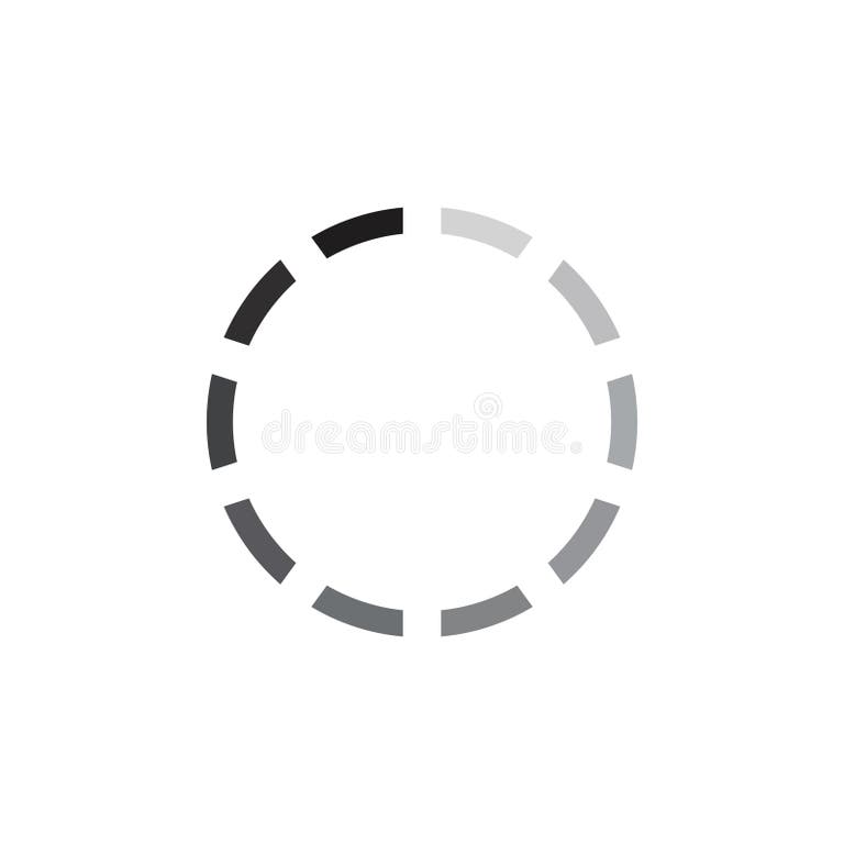 Buffering icon vector stock vector. Illustration of indication - 285680700